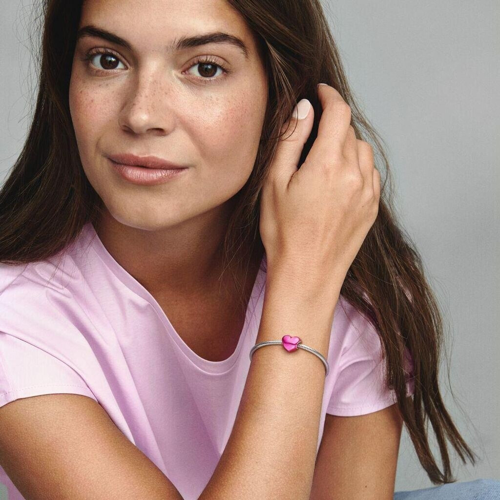 Pandora Metallic rosafarbenes Herz (799291C03) ab 37,85 ...