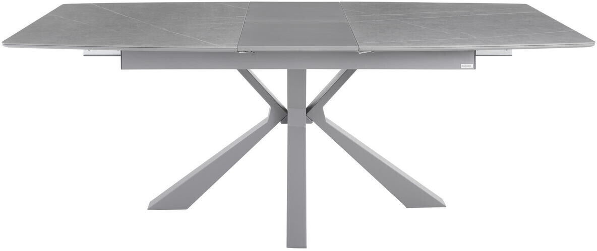 Livetastic Esstisch, Grau, Metall, Keramik, rechteckig, eckig, 90x76 cm ...