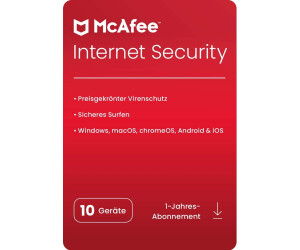 McAfee Internet Security 2023 ab € 4,78 | Preisvergleich bei idealo.at
