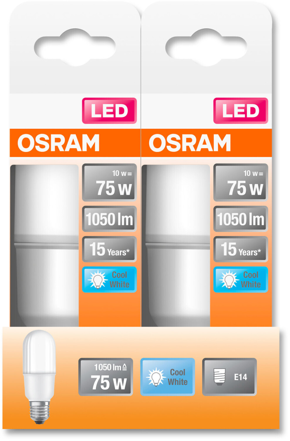 Osram STAR Stick LED Lampe E14 10W 1050lm 4000K neutralweiß ab 3,70 € | Preisvergleich bei idealo.de