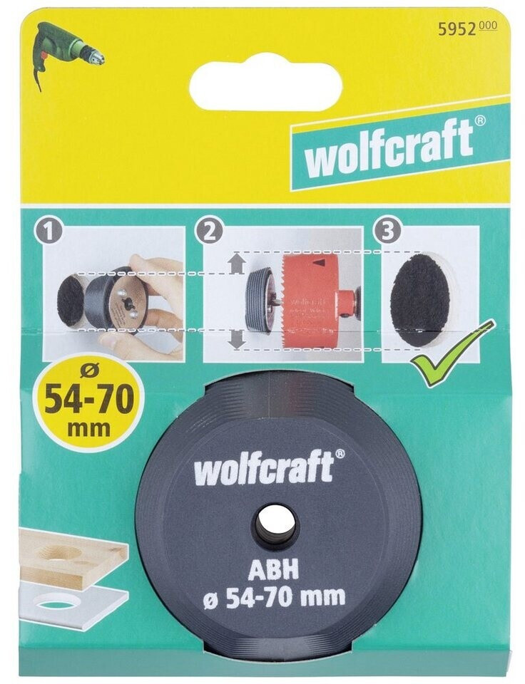 Wolfcraft Aufbohrhilfe 5952000 (54–70 mm) ab € 9,01 | Preisvergleich bei idealo.at