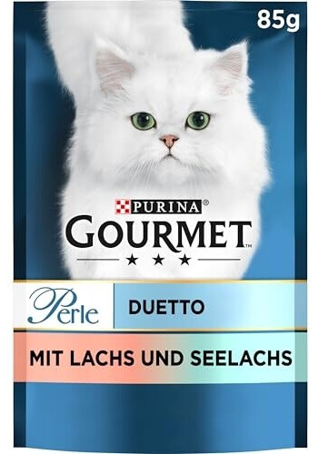 Purina GOURMET Perle Duetto Katze Nassfutter Lachs & Seelachs 85g ab 16 ...