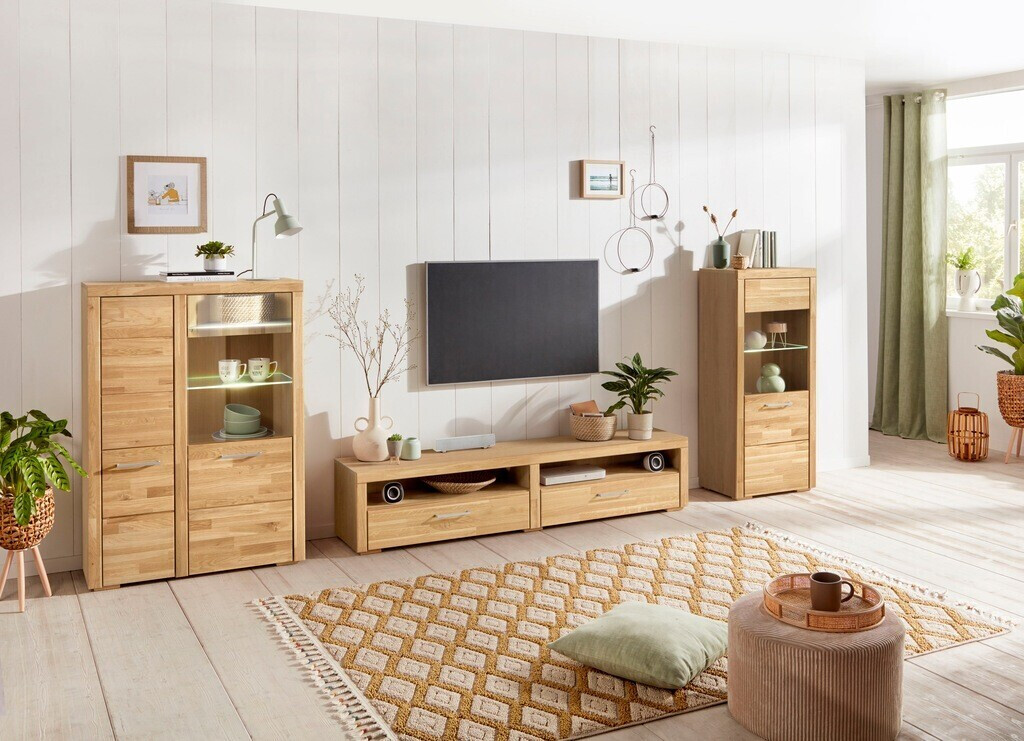 Woltra Vitrine WOLTRA Falco Schränke Gr. B/H/T: 55 cm x 125 cm x 35 cm ...