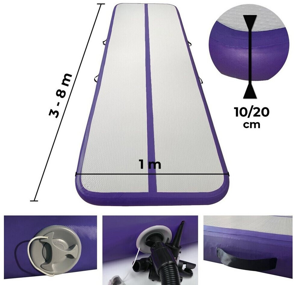 VENDOMNIA AirTrack 500 x 100 x 10 purple ab 209,95 € | Preisvergleich bei idealo.de