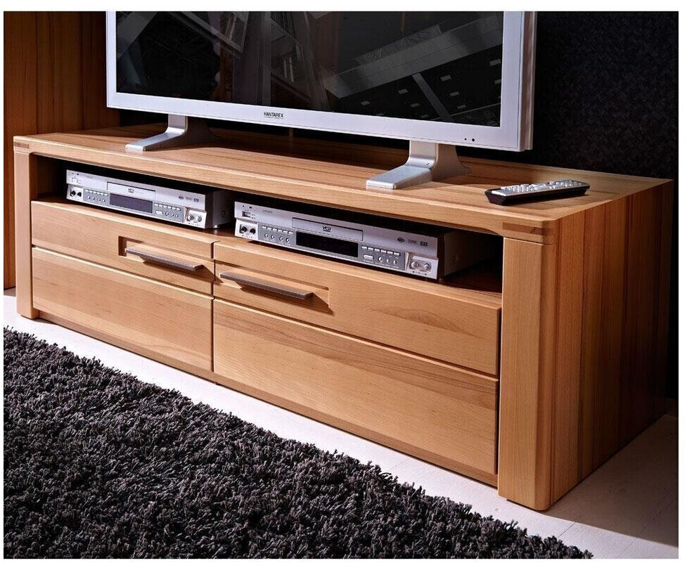 Lomado Wohnwand mit Standvitrinen inkl. LED-Beleuchtung DAWSON-36 ...