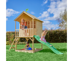 TP Toys Hill Top Wooden Playhouse With Slide ab 554 99 Preisvergleich bei idealo