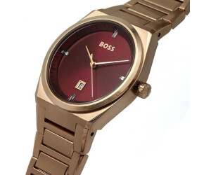 Hugo Boss Steer Red Dial Gold Bracelet Watch 1502671 ab 152,00 ...