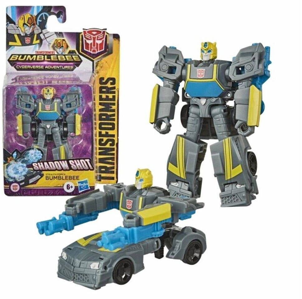 Hasbro Mini Transformers Bumblebee Cyberverse Adventures Stealth Force ...