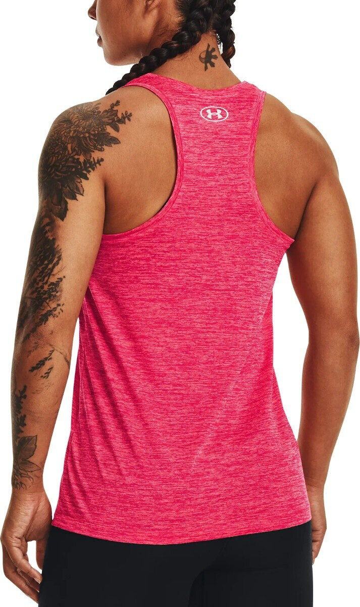 Buy Under Armour Women's UA Tech Twist Tank (1275487) penta pink/silver ...
