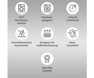 my home Badematte Magnus strapazierfähig, Polyacryl, rechteckig ...