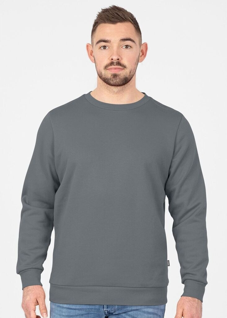 Buy JAKO Sweat Organic Mens (C8820) stone grey from £34.78 (Today ...