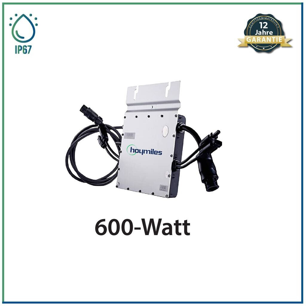 EPP Solar Balkonkraftwerk 760/600W 2 x 380Wp (EPP-BLK-760-HM-600-ZD-H ...