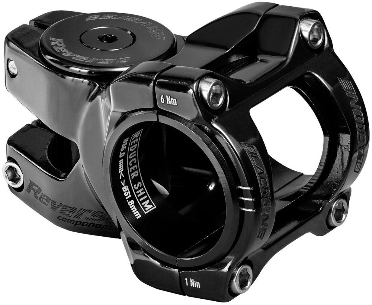 Reverse Black-One D-2 Titanium Vorbau 31.8mm / 35mm inkl. Top Cap ...