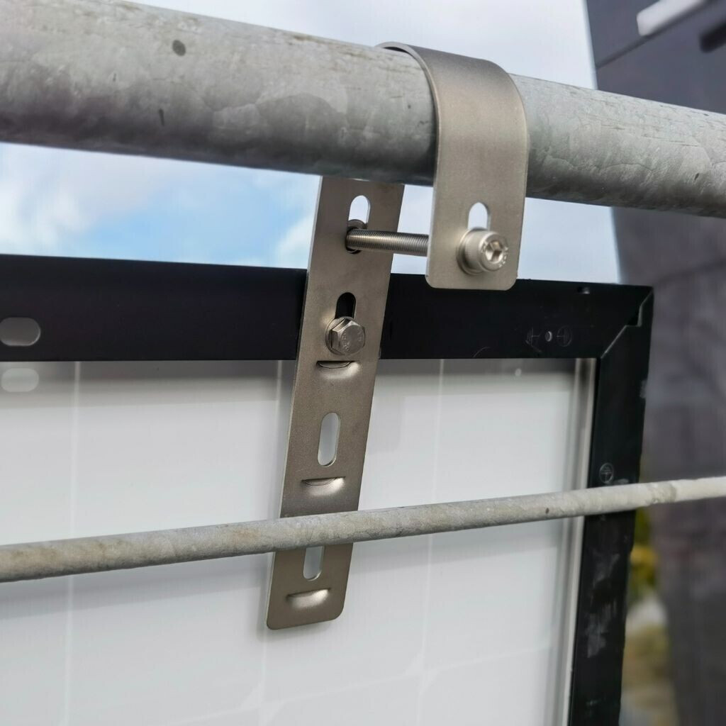 SOLAR ALLin Balkonhaken-Set Plus für Solarmodule bis 30° Neigung ...