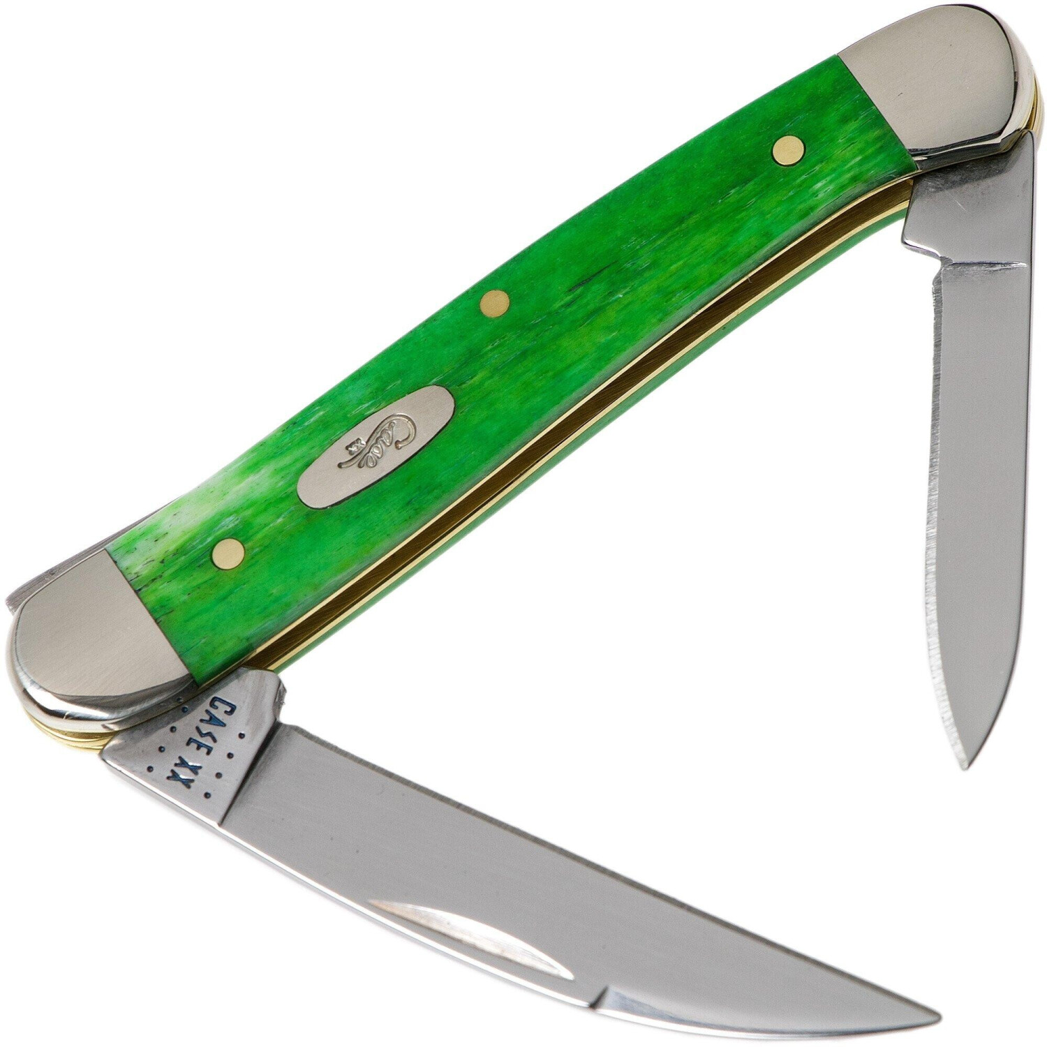 Case Knives Mini Copperhead Brilliant (CE52825) green bone smooth ab 62 ...