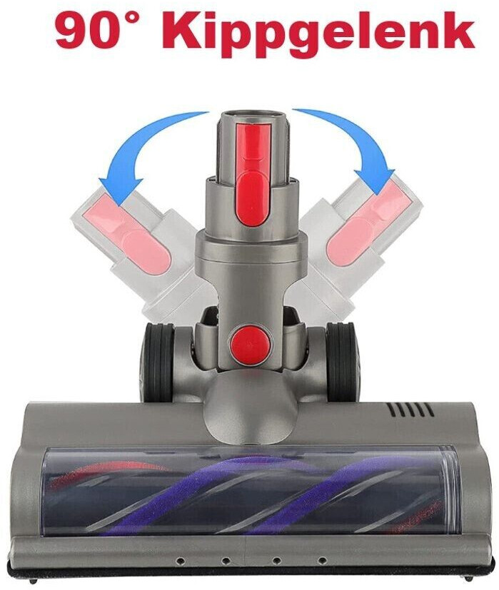 TradeShop LED Elektro Turbodüse / Turbobürste / Bodendüse / Teppichdüse ...