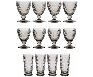 Villeroy & Boch Boston Coloured Wein- & Longdrinkgläser 12er Set smoke ...