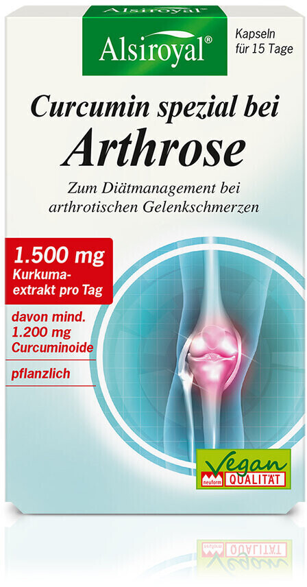 Alsitan Alsiroyal Curcumin spezial bei Arthrose Kapseln (45 Stk.) ab 28 ...