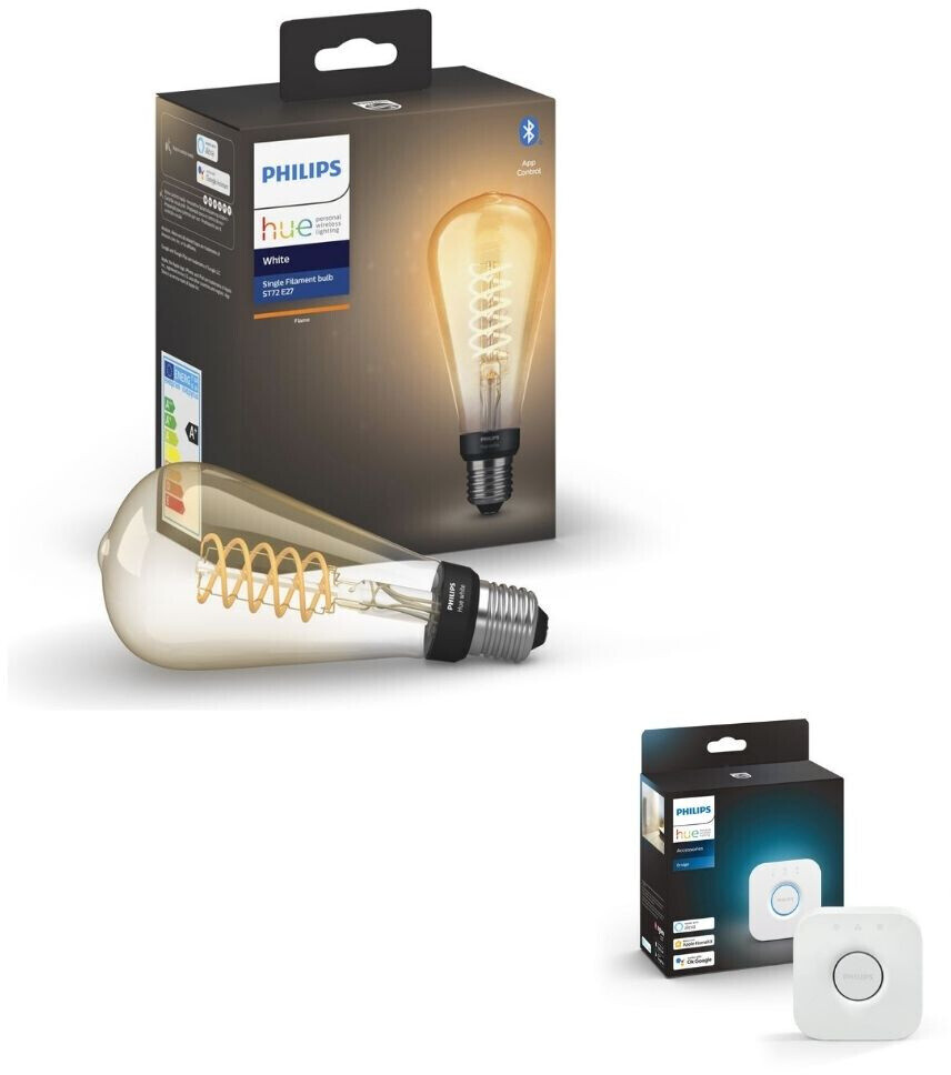 Philips Hue White LED E27 St73 Filament Giant Edison 7W 550lm dimmbar ...
