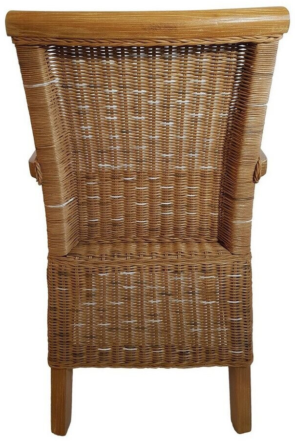 Casamia Esszimmer-Stühle-Set mit Armlehnen 2 Stück braun Perth weiß (CAS003016-SET) ab 432,95 ...