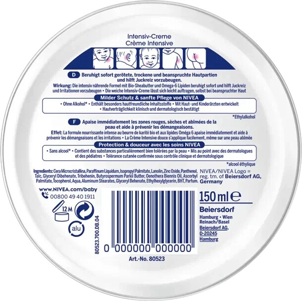 Nivea Pure & Sensitive Intensiv-Creme ab 4,29 € | Preisvergleich bei idealo.de