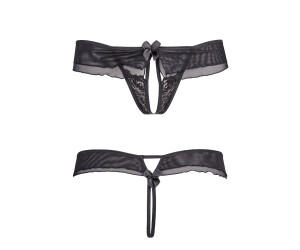 Axami Plus Size Ouvert String aus Tüll und Spitze Plus Size (V-8718PS ...