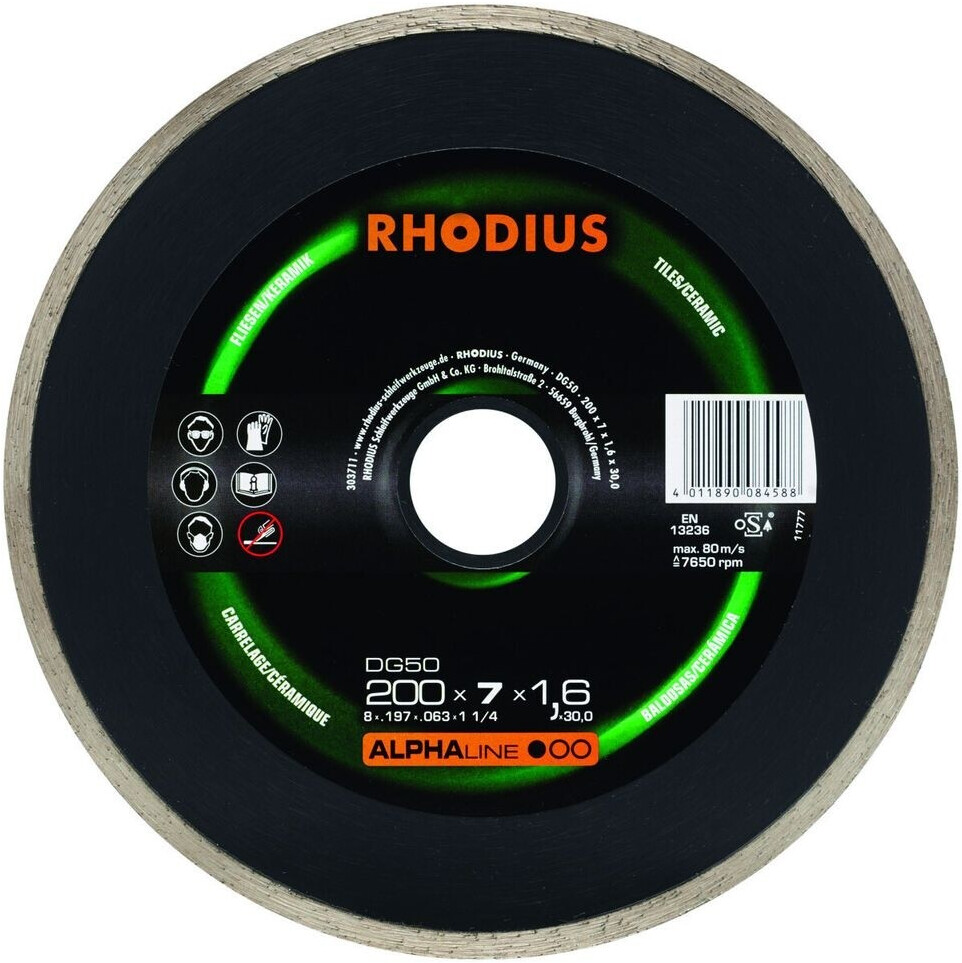 RHODIUS DG50 Ø 200 mm (303711) ab 26,99 € | Preisvergleich bei idealo.de