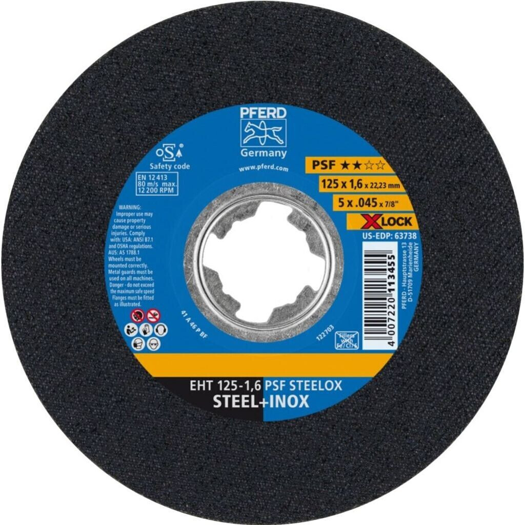Pferd EHT 125-1,6 PSF STEELOX/X-LOCK (61721124) ab 2,87 ...