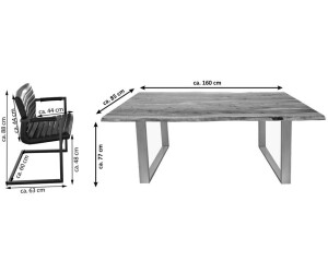sam Noah 160x85x77cm anthrazit/silber (61958742) ab 1.149,00 ...