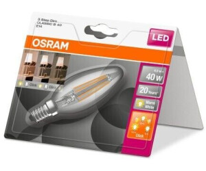 Osram LED Three Step DIM Classic B Filament 4-40W/827 E14 470lm klar warmweiß 300 ...
