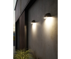 Buy Nordlux Arcus Smart LED outdoor wall light, black from £85.29 ...