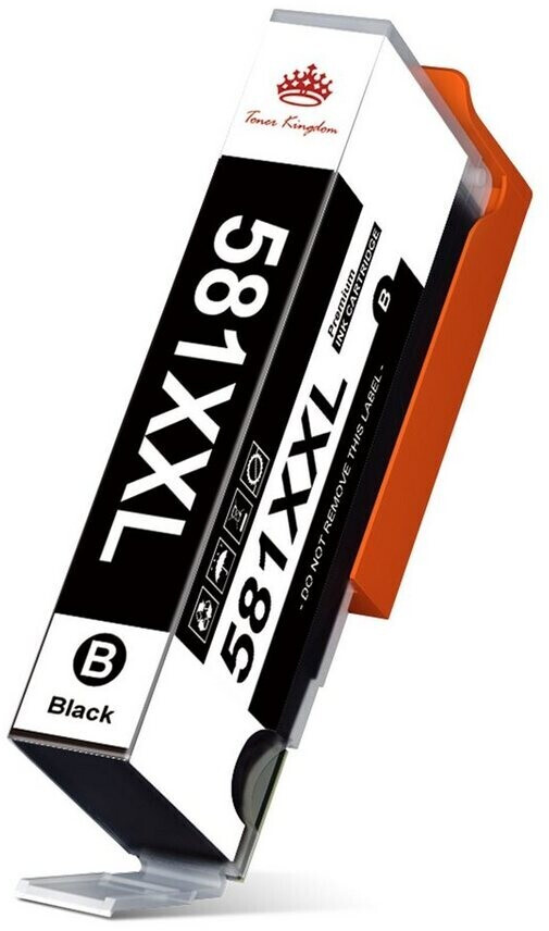 Toner Kingdom PGI-580 XXL CLI-581 Ersatz für CANON 580XL (1-tlg), BK ab ...