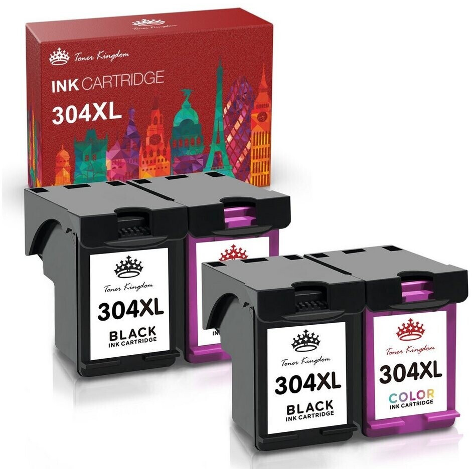 Toner Kingdom für HP 304 XL Deskjet 2630 3720 2600 2620 Envy 5030 ab 69 ...