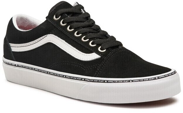 Vans Old Skool (VN0005UF) aiming 4 your heart black/white au meilleur ...