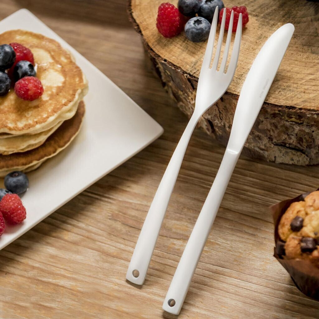 Comas Besteckset BCN Colors Blanco mit Aufhängeloch 24-tlg. poliert ...