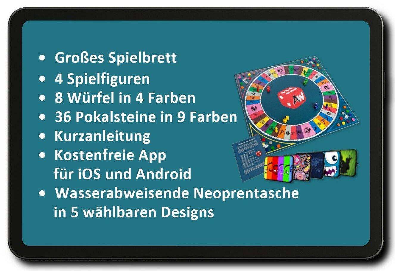 Das Brettspiel - Interaktives Quiz- Spiel mit App für iOS und Android ...
