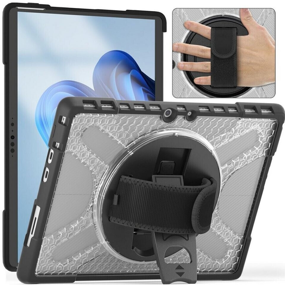 Wigento Case Microsoft Surface Pro 8 aufstellbare Outdoor Hybrid ...