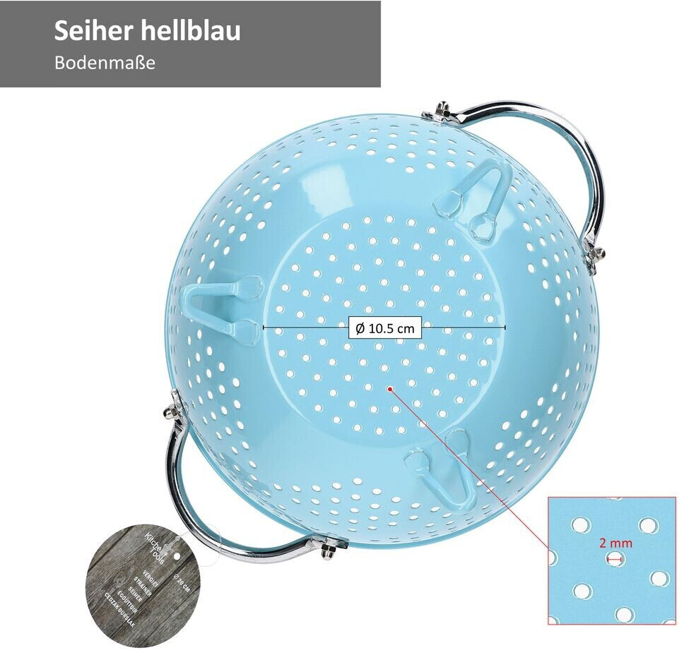 MamboCat Seiher groß Ø 200 mm Koch-Sieb Nudelsieb Küchen-Zubehör ...