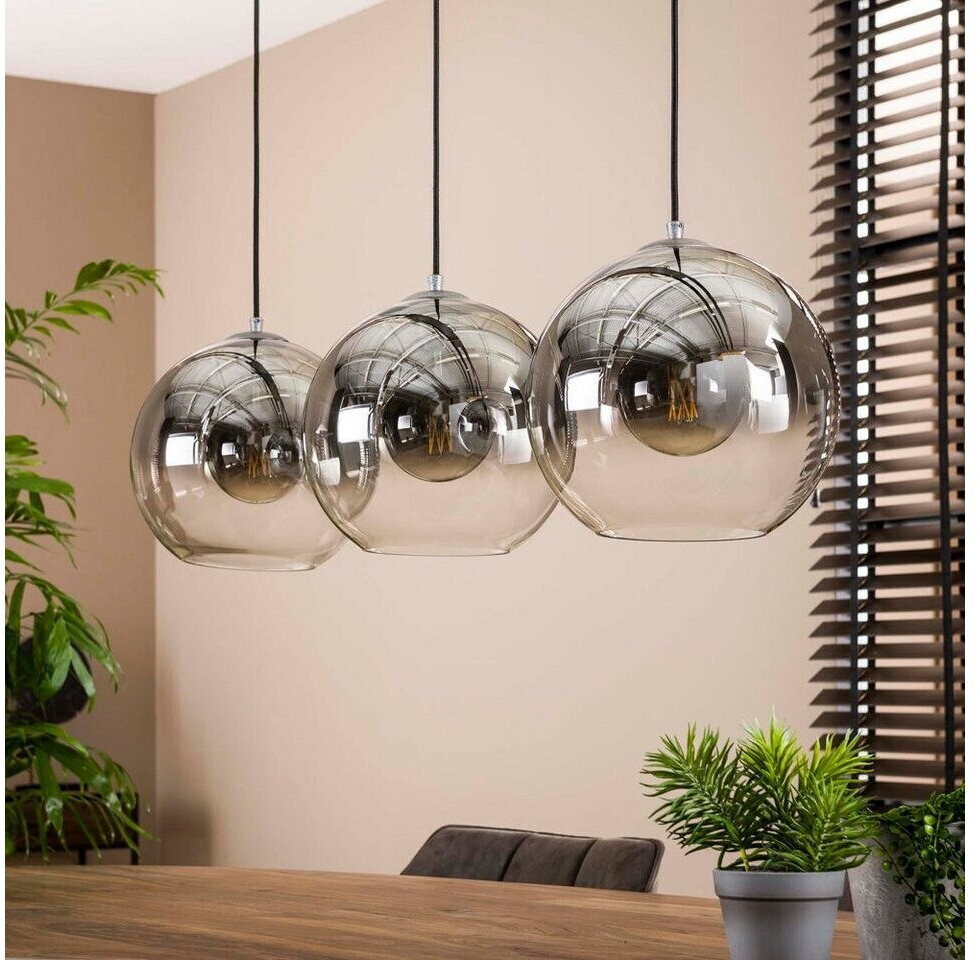 famlights Pendelleuchte Selina in Schwarz-transparent und Altsilber E27 ... famlights Pendelleuchte Selina in Schwarz-transparent und Altsilber E27 ...