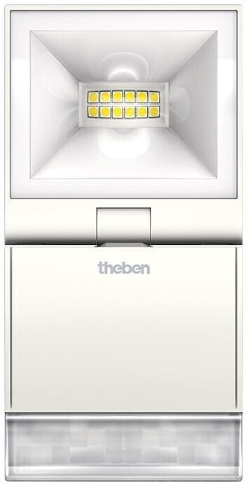 Theben S10 W WH LED-Strahler mit Bewegungsmelder, PIR, 2- 200 lx, 840 lm, weiß (1020931) ab 117 ...