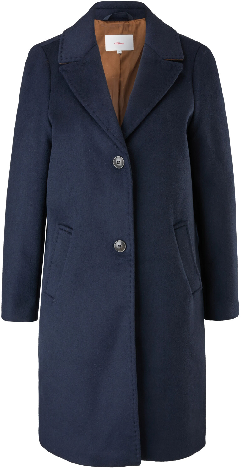 S.Oliver Wollmix-Mantel mit Reverskragen (2116815.5959) blau ab 90,99 ...