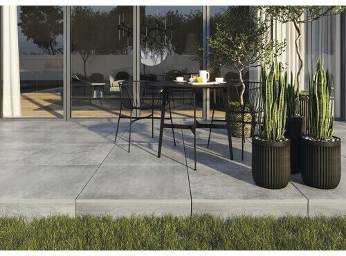 Flairstone Feinsteinzeug Urban grafit 60 x 60 x 2 cm rektifizierte ...