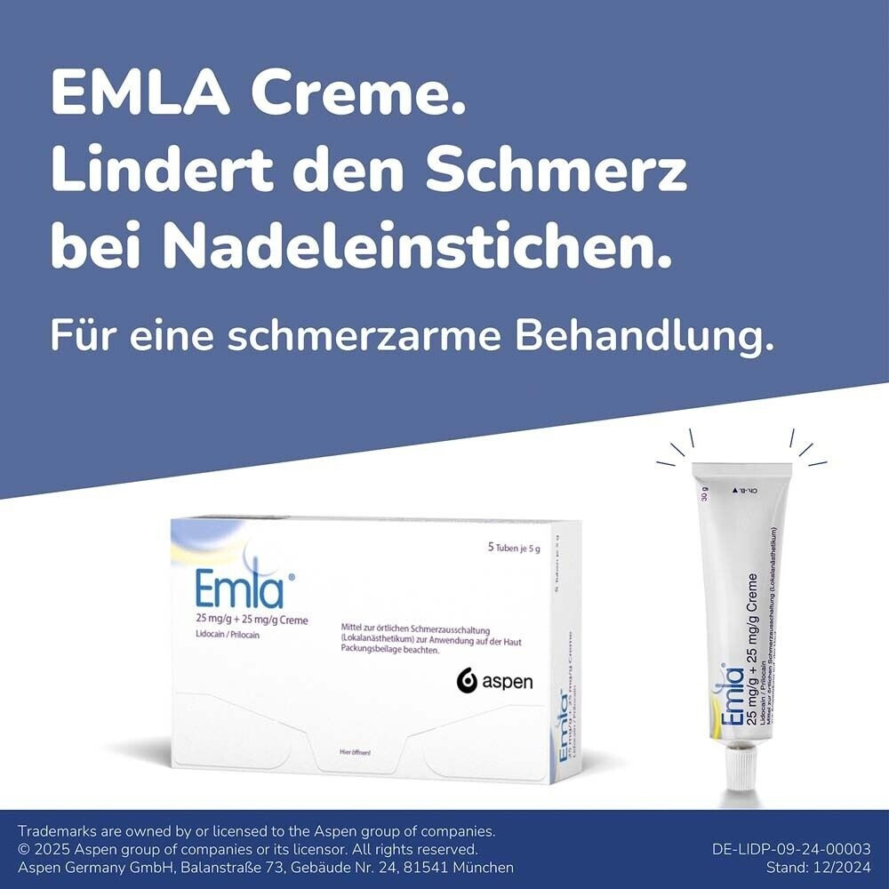Emla 25mg/g Creme (30g) ab 29,75 € | Preisvergleich bei idealo.de