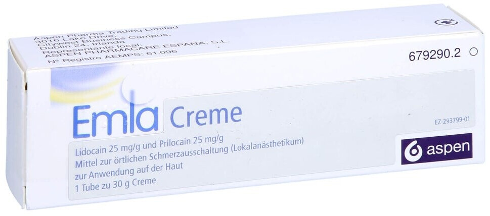Emla Creme (30g) ab 27,44 € | Preisvergleich bei idealo.de