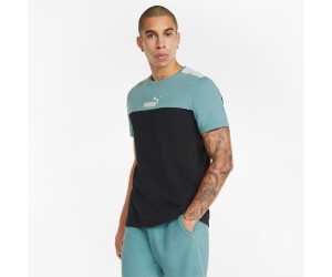 Puma ESS+ Block Tee mineral blue ab 8,99 € | Preisvergleich bei idealo.de