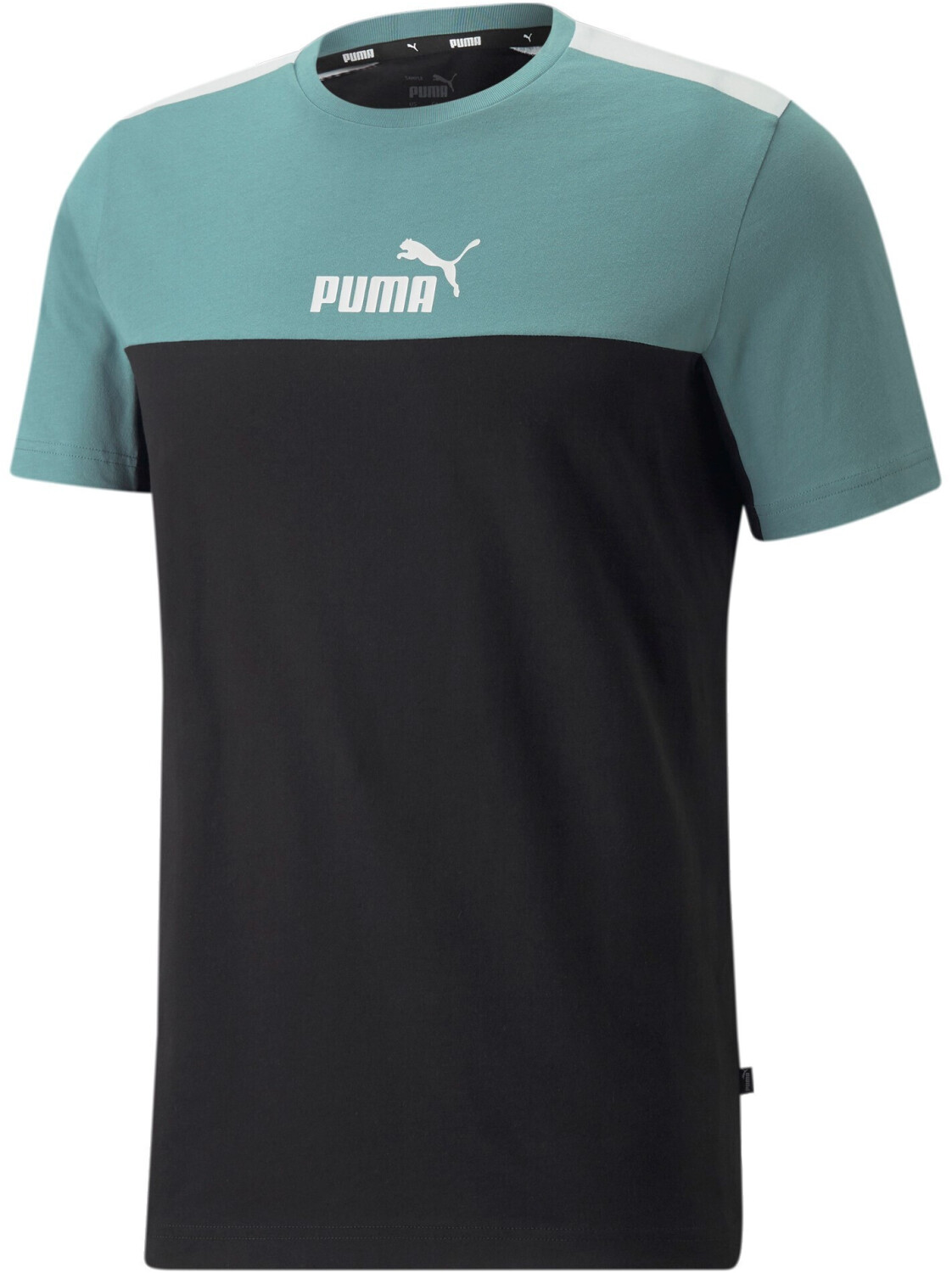 Puma ESS+ Block Tee mineral blue ab 8,99 € | Preisvergleich bei idealo.de