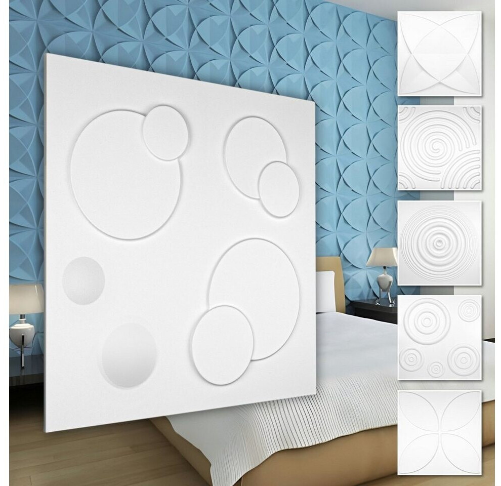 HEXIM 3D Wandpaneele Kringel 1 Platte HD108 ab 9,50 € | Preisvergleich ...