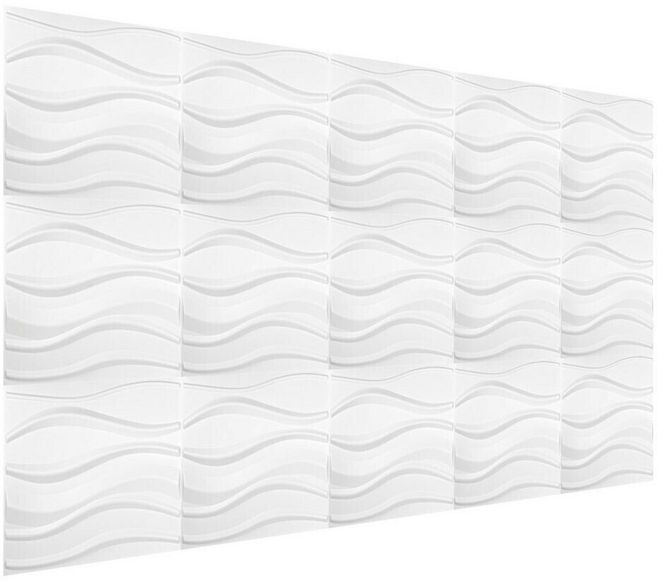 HEXIM 3D Wandpaneele Wave 5 qm 20 Platten, HD143 ab 86,90 ...