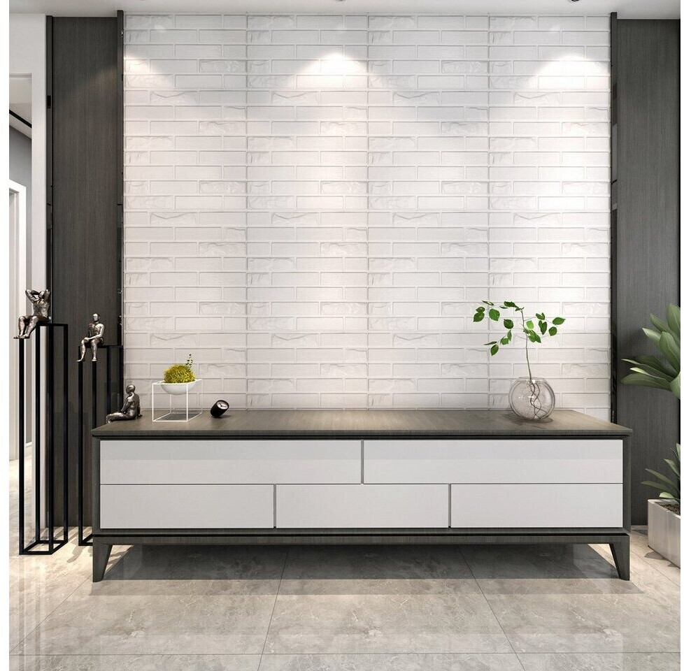 HEXIM 3D Wandpaneele Ziegel 5 qm 20 Platten, HD114 ab 86,90 ...