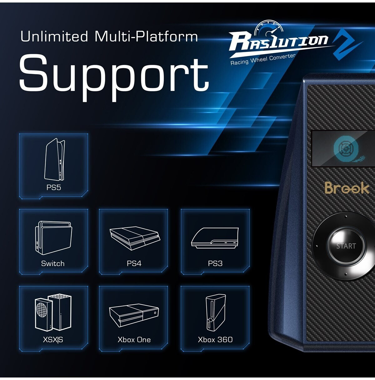 Brook Ras1ution 2 Racing Wheel Converter ab 114,90 € | Preisvergleich bei idealo.de